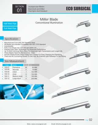 Laryngoscopes catalogue 2017 updated | PDF