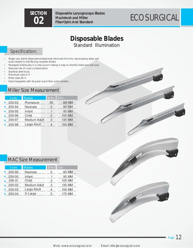 Laryngoscopes catalogue 2017 updated