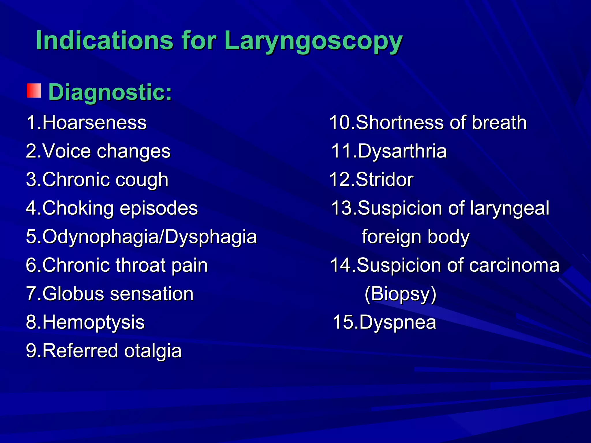 Laryngoscopy | PPT