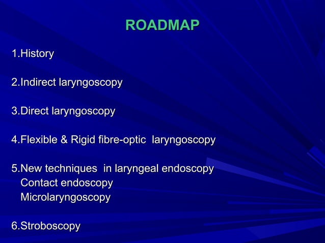 Laryngoscopy | PPT | Ear, Nose and Throat Conditions | Diseases and ...