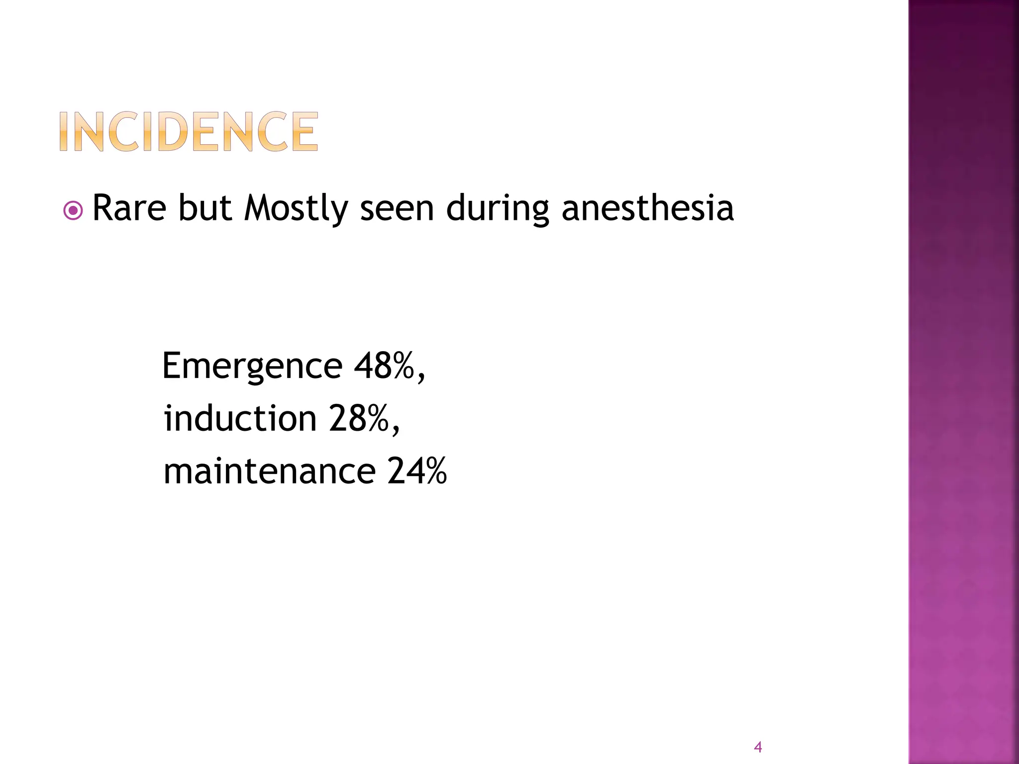 LARYNGOSPASAM A complication of General Anesthesia, commonly ocured at ...