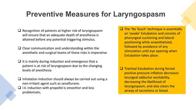 Laryngospasm Presentation.pptx By Ak (Anesthesia ) | PPTX