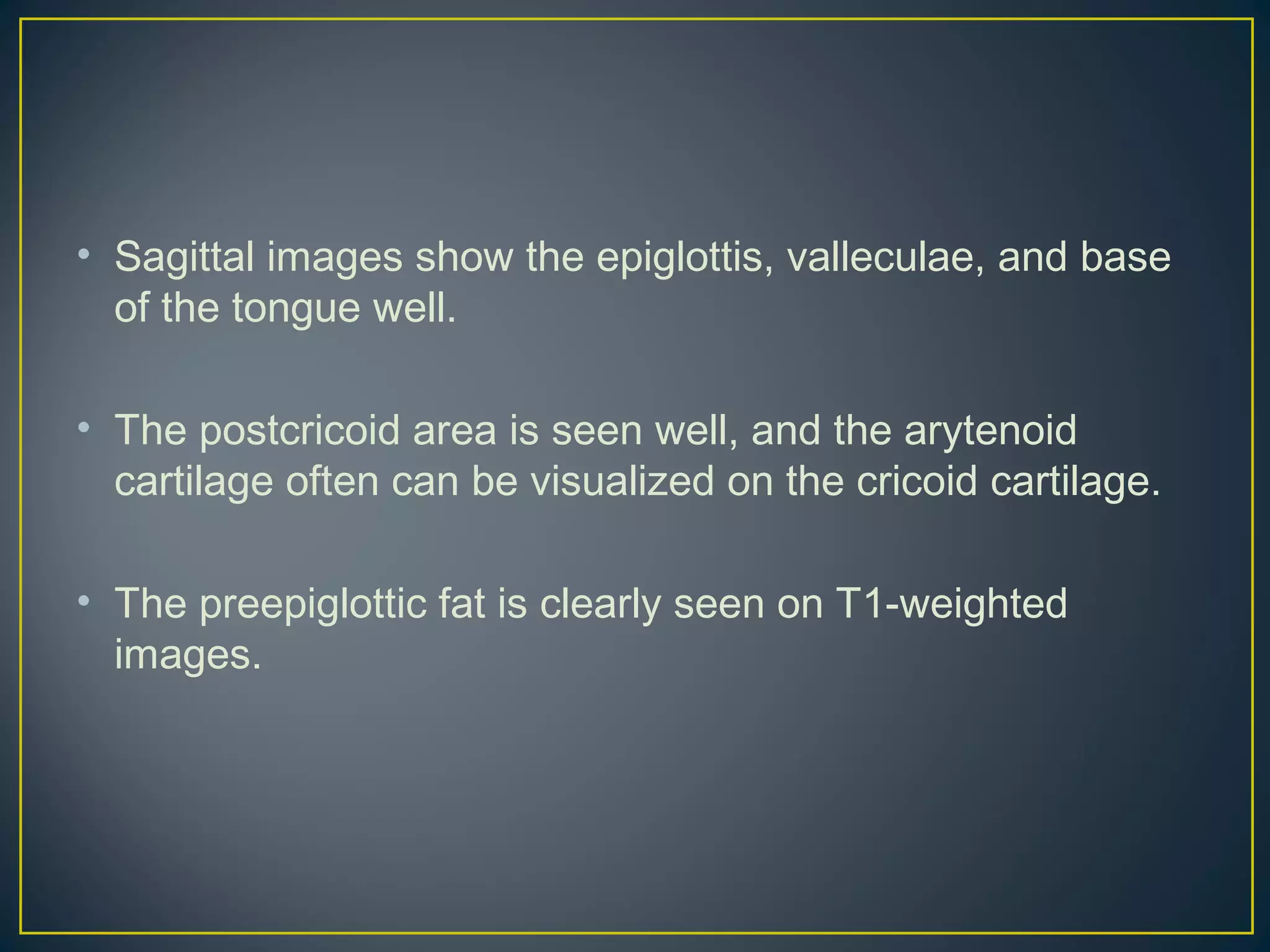 Larynx anatomy ct and mri | PPT