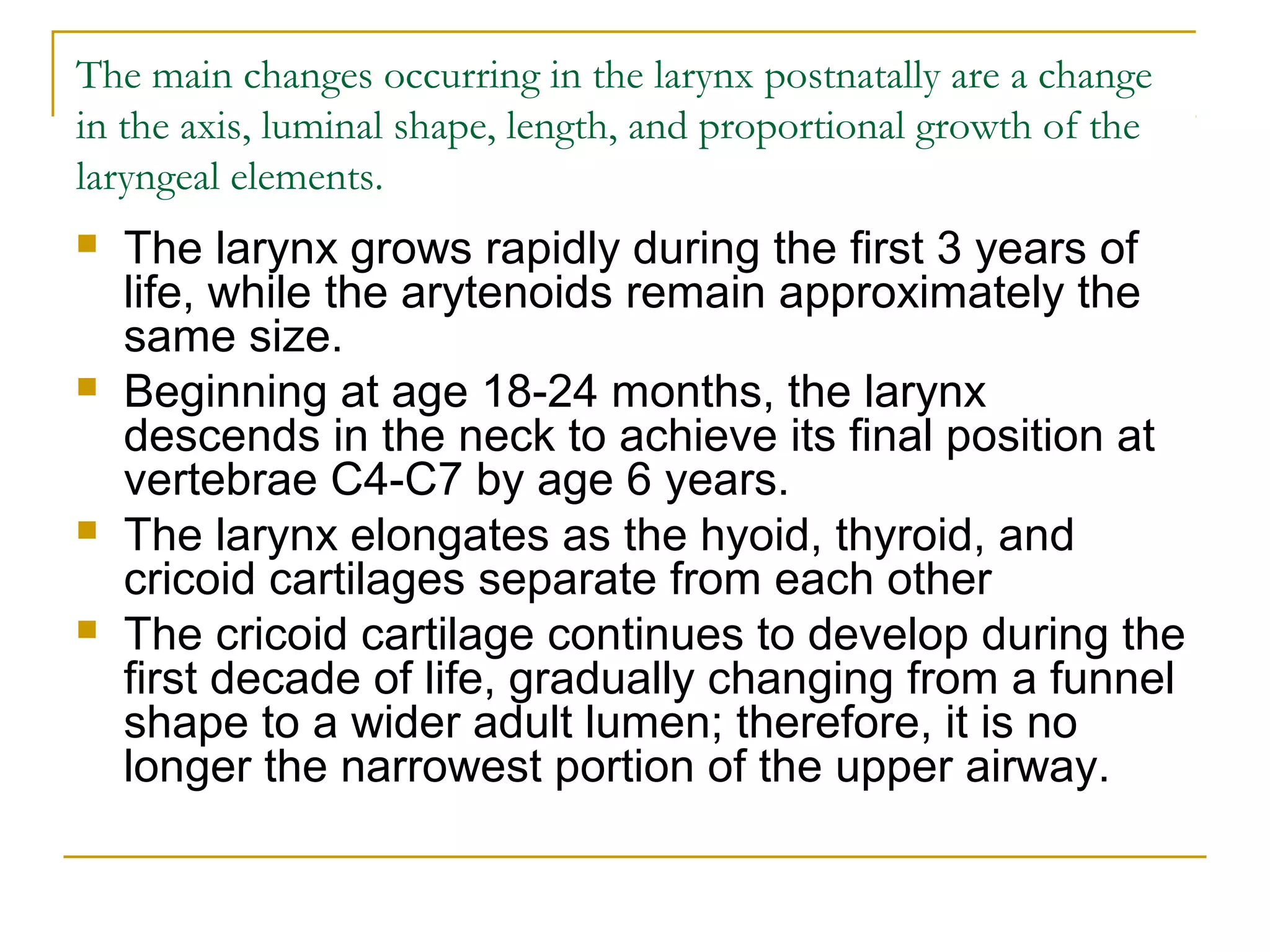 Larynx anatomy of larynx | PPT