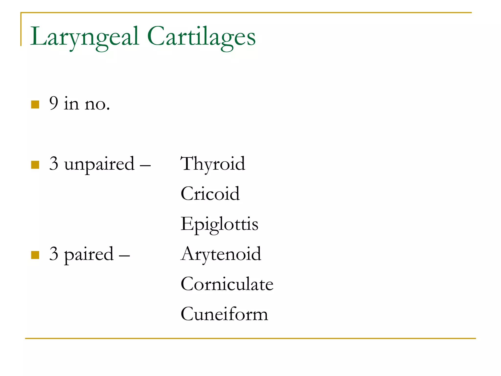 Anatomy of Larynx Dr Utkal Mishra | PPSX