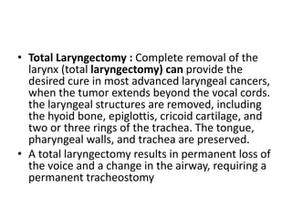 Larynx cancer | PPTX