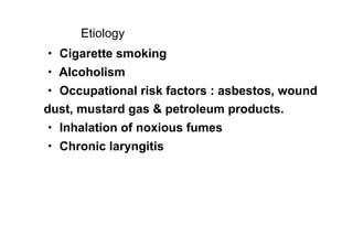 larynx cancer in medical surgical nursing | PPTX