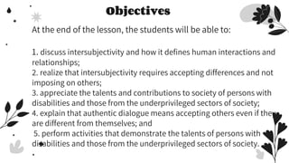LAS-6-IPHP- intersubjectivity and its importance | PPTX