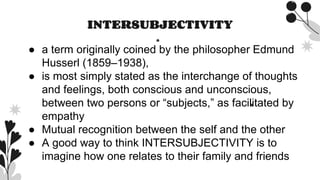 LAS-6-IPHP- intersubjectivity and its importance | PPTX