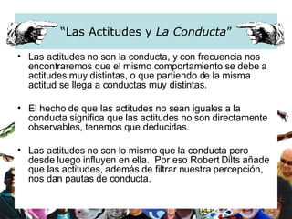 Las Actitudes | PPT