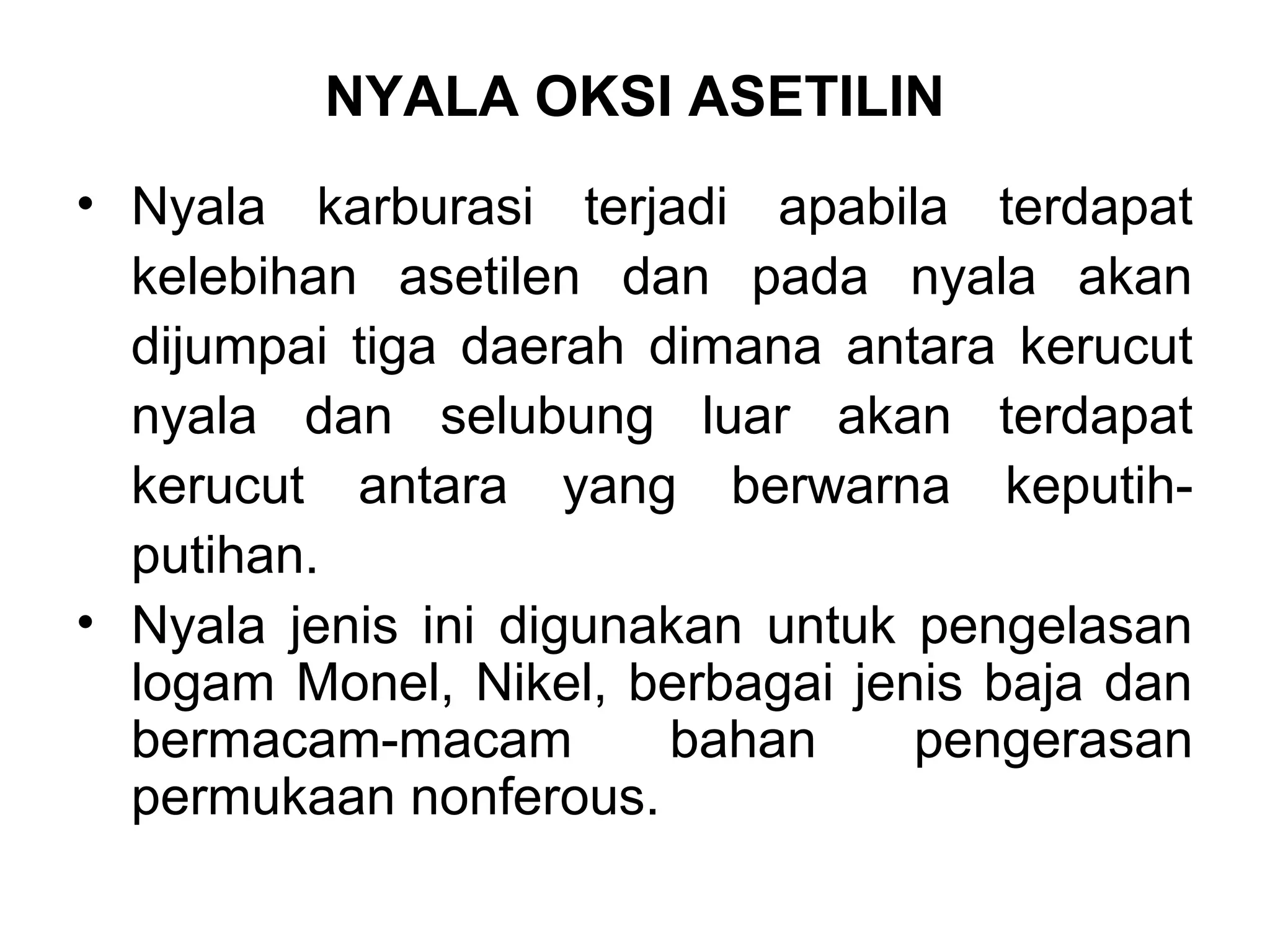 Las asetilin. | PPT
