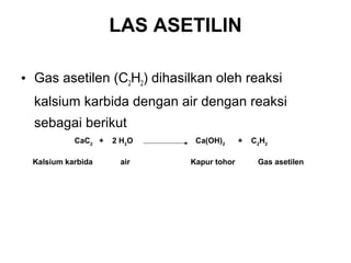 Las asetilin. | PPT