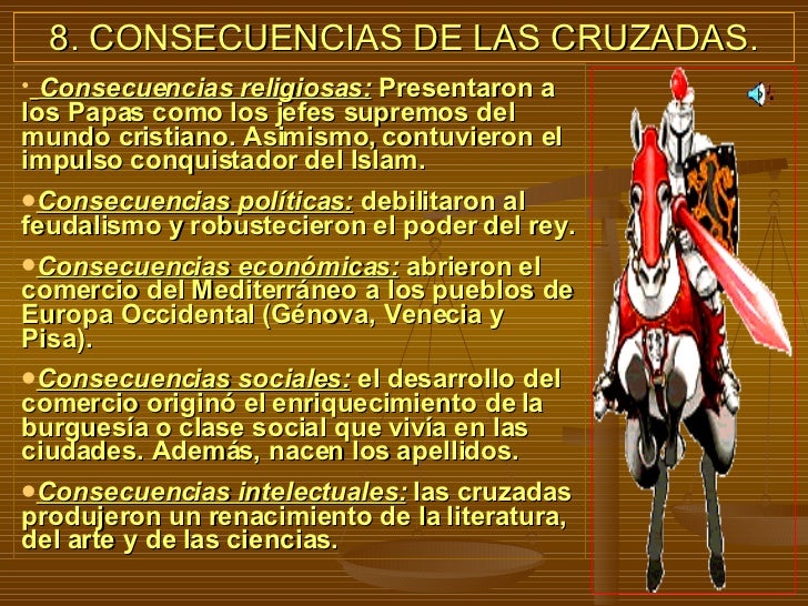 Causas Y Consecuencias De Las Cruzadas Cuadros Sinopt