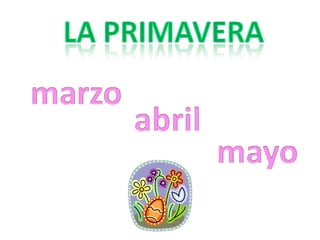 Las estaciones y los meses (Seasons and Months) | PPT