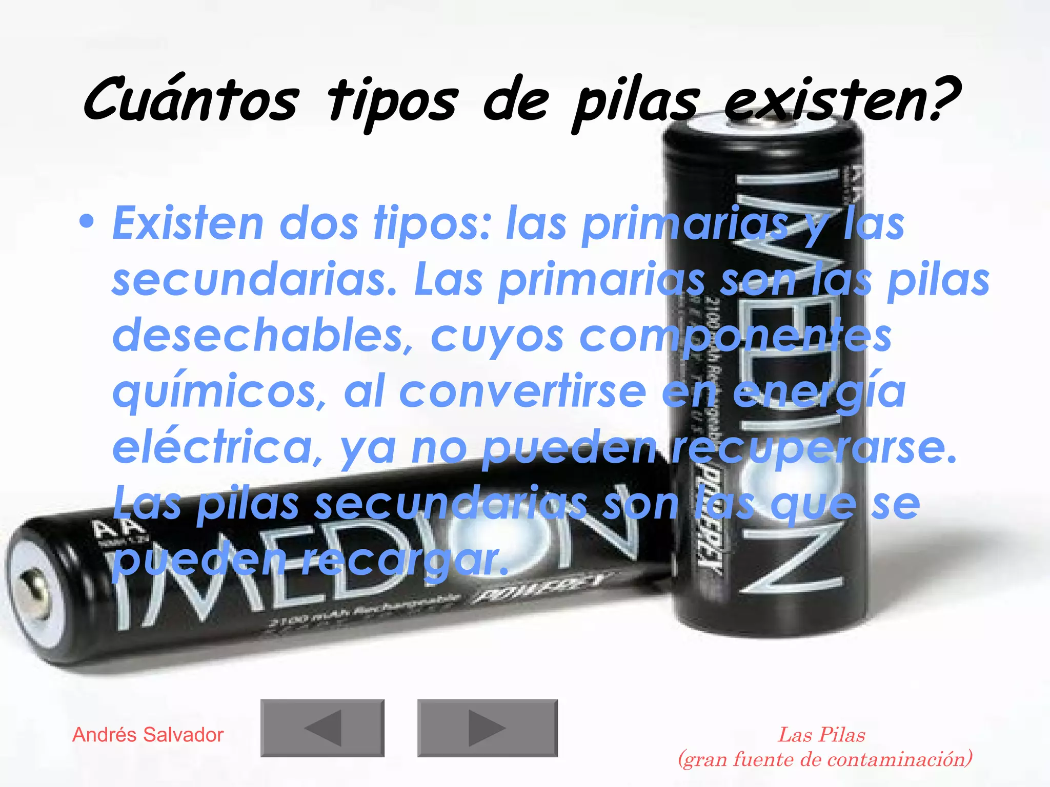 las pilas Andres Benitez | PPT