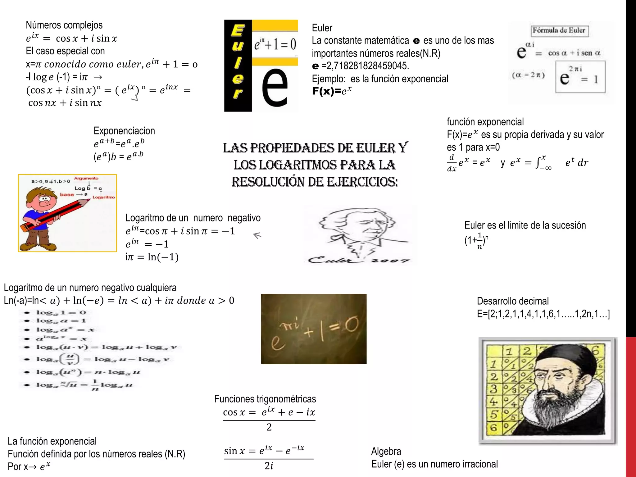 Las propiedades-de-euler-y-los-logaritmos-para | PDF