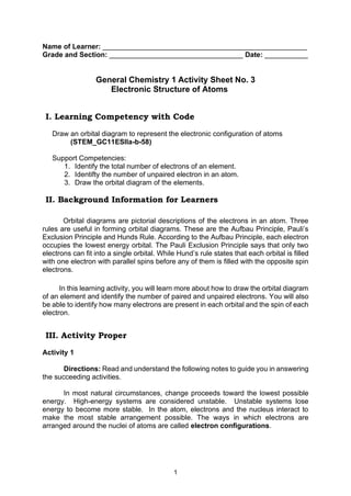 Las shs gen.chem-melc_3_q2_week-2 | PDF