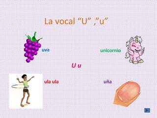 Las vocales kelly | PPTX