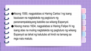 LAS 10 PANAHON NG KASTILA.pptxKJABKJAnabvxhjxa | PPT