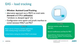 LAS16-105: Walkthrough of the EAS kernel adaptation to the Android ...