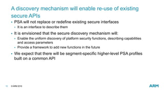 LAS16-203: Platform security architecture for embedded devices | PPTX