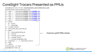 LAS16-210: Hardware Assisted Tracing on ARM with CoreSight and OpenCSD | PDF