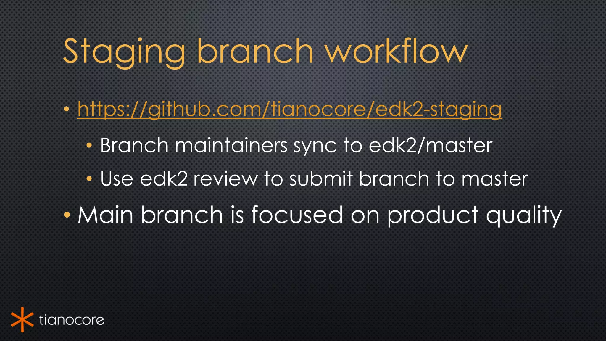 LAS16-400K2: TianoCore – Open Source UEFI Community Update | PDF