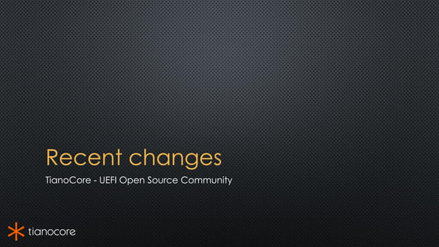 LAS16-400K2: TianoCore – Open Source UEFI Community Update | PDF ...