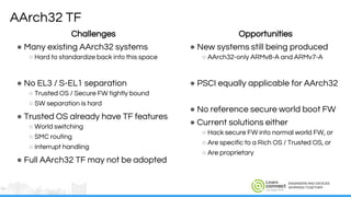LAS16-402: ARM Trusted Firmware – from Enterprise to Embedded | PDF