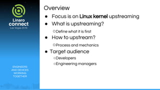 LAS16-TR02: Upstreaming 101 | PPT