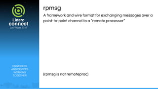 LAS16-TR06: Remoteproc & rpmsg development | PPT