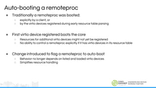 LAS16-TR06: Remoteproc & rpmsg development | PPT