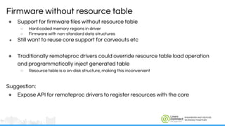 LAS16-TR06: Remoteproc & rpmsg development | PPT