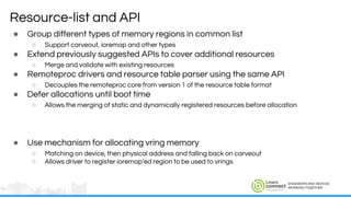 LAS16-TR06: Remoteproc & rpmsg development | PPT