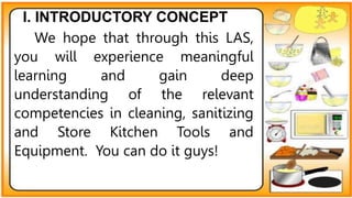 LAS 2.pptx Cookery 10 Presentation ...Quarter 1 | PPTX