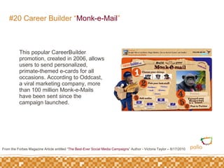 Las 20 Mejores Campañas Virales | PPT