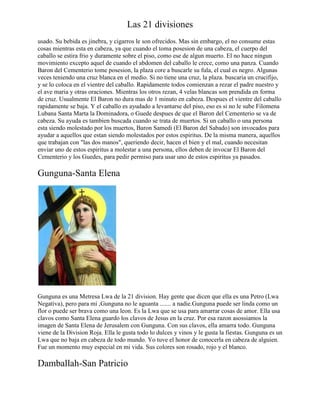 Las 21 divisiones | DOCX