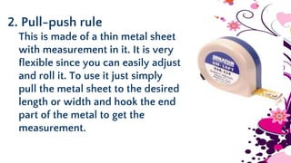 LAS 2_ Select Measuring Tools and Perform Measurement and Calculation | PPT