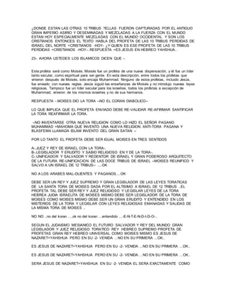 Las 3 diferencias abismales entre la entrega de la Tora Santa y Divina ...