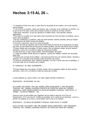 Las 3 diferencias abismales entre la entrega de la Tora Santa y Divina ...