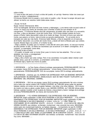 Las 3 diferencias abismales entre la entrega de la Tora Santa y Divina ...