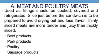 LAS 4 -FILLINGS AND SPREAD FOR SANDWICHES.pptx