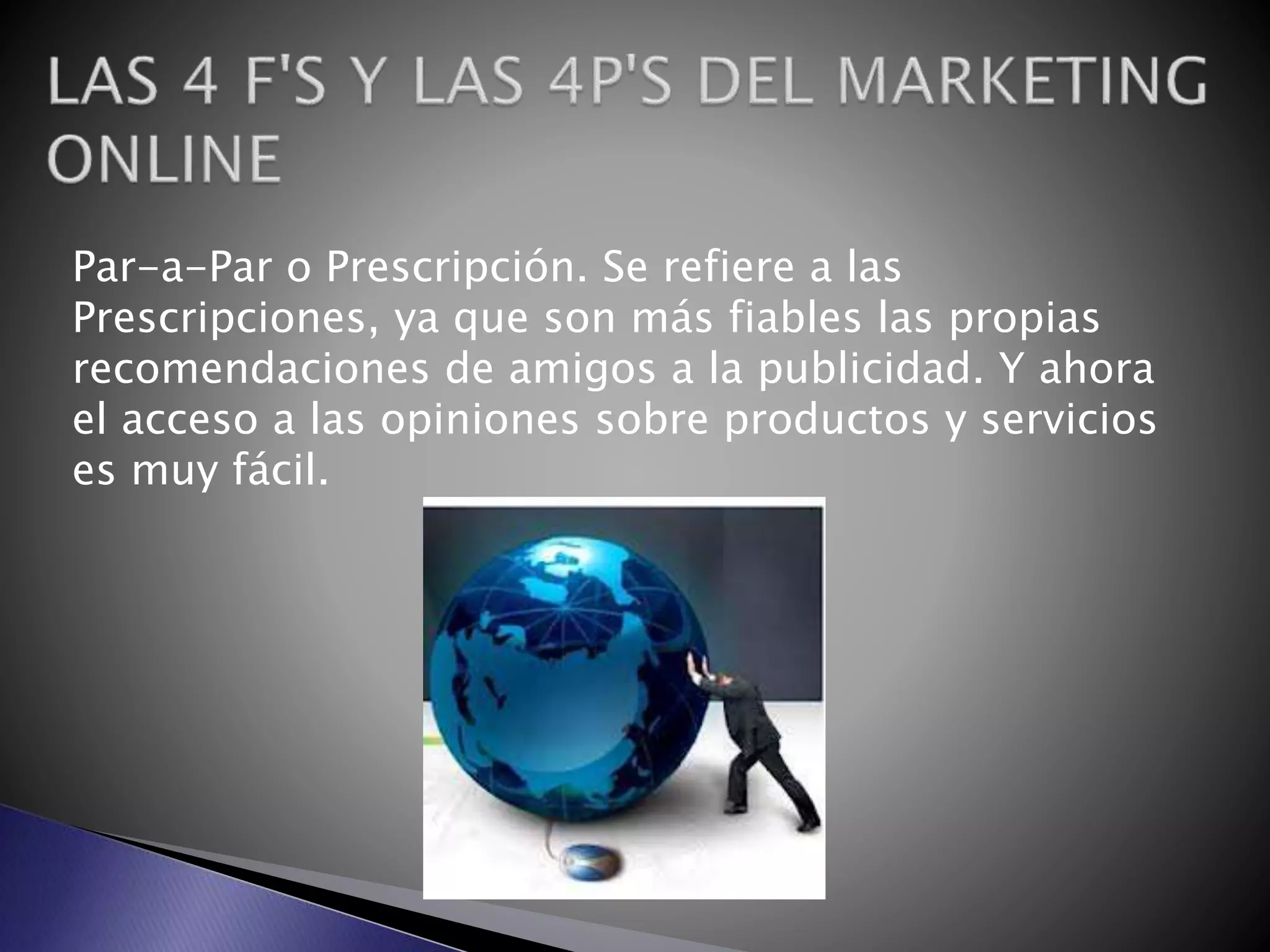 Las 4 f s del marketing online | PPTX