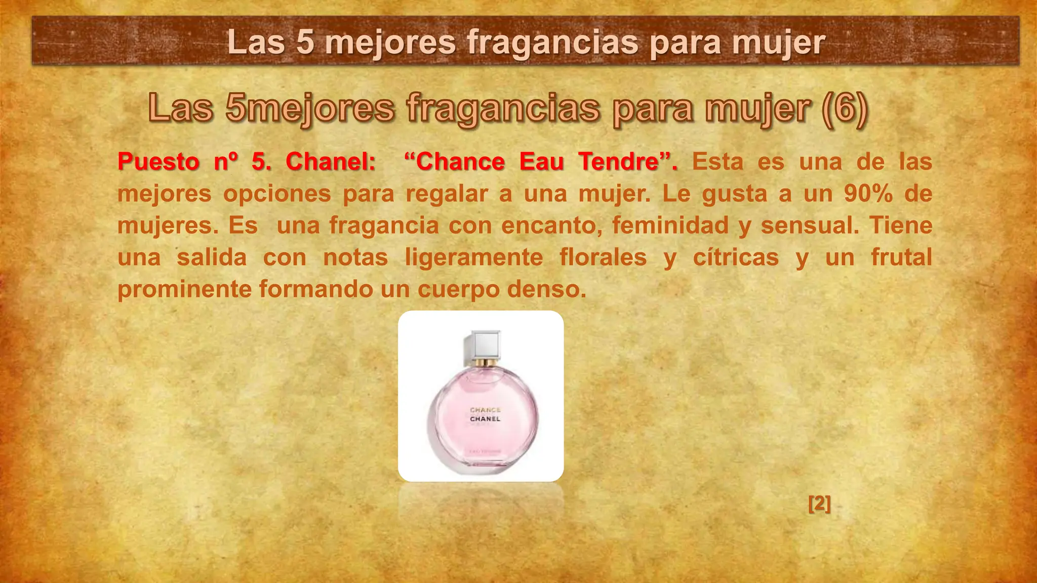 Las 5 mejores fragancias para mujer.ppsx