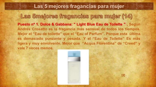 Las 5 mejores fragancias para mujer.ppsx