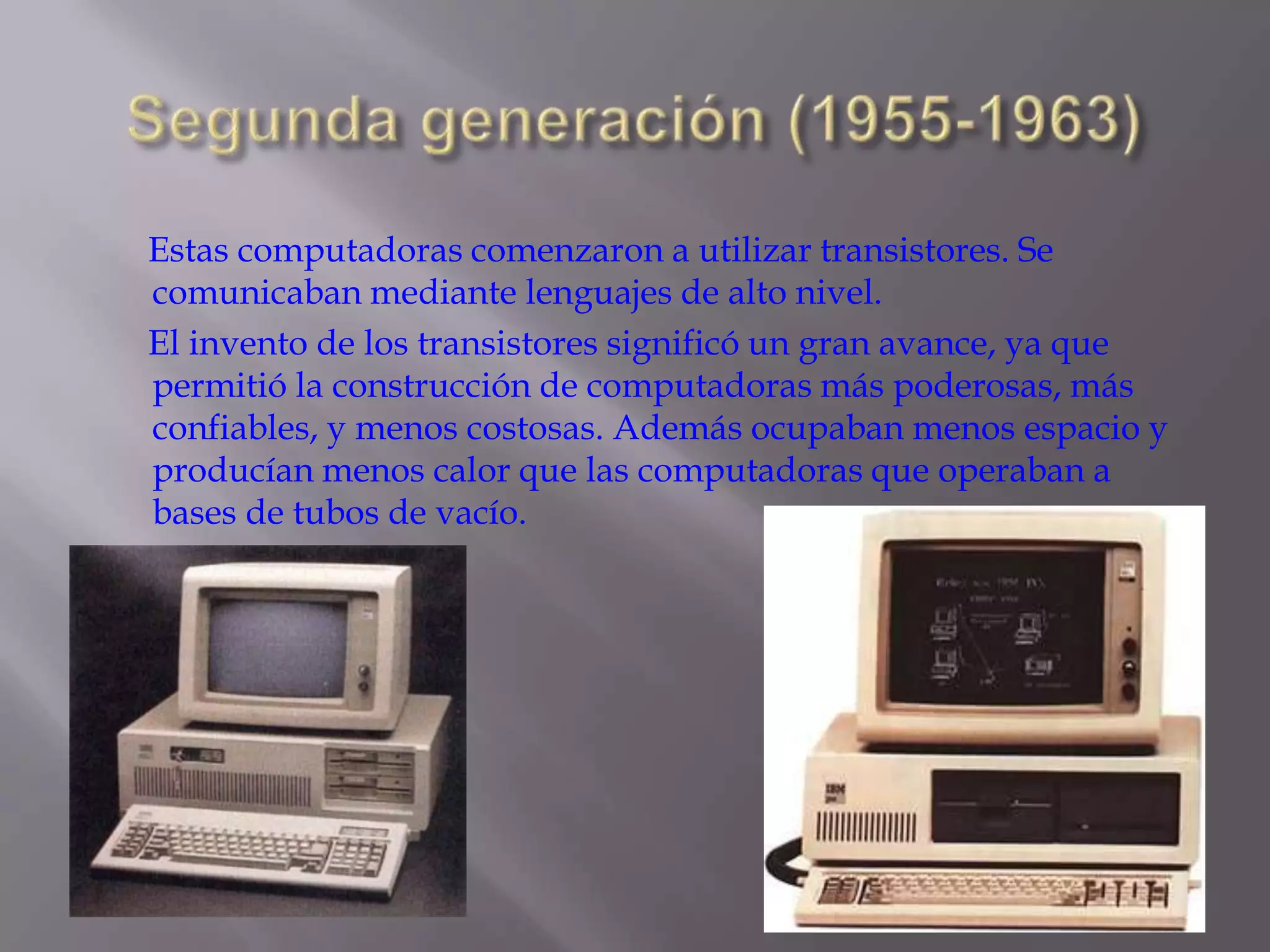 Las 6 Generaciones De Computadoras | PPTX