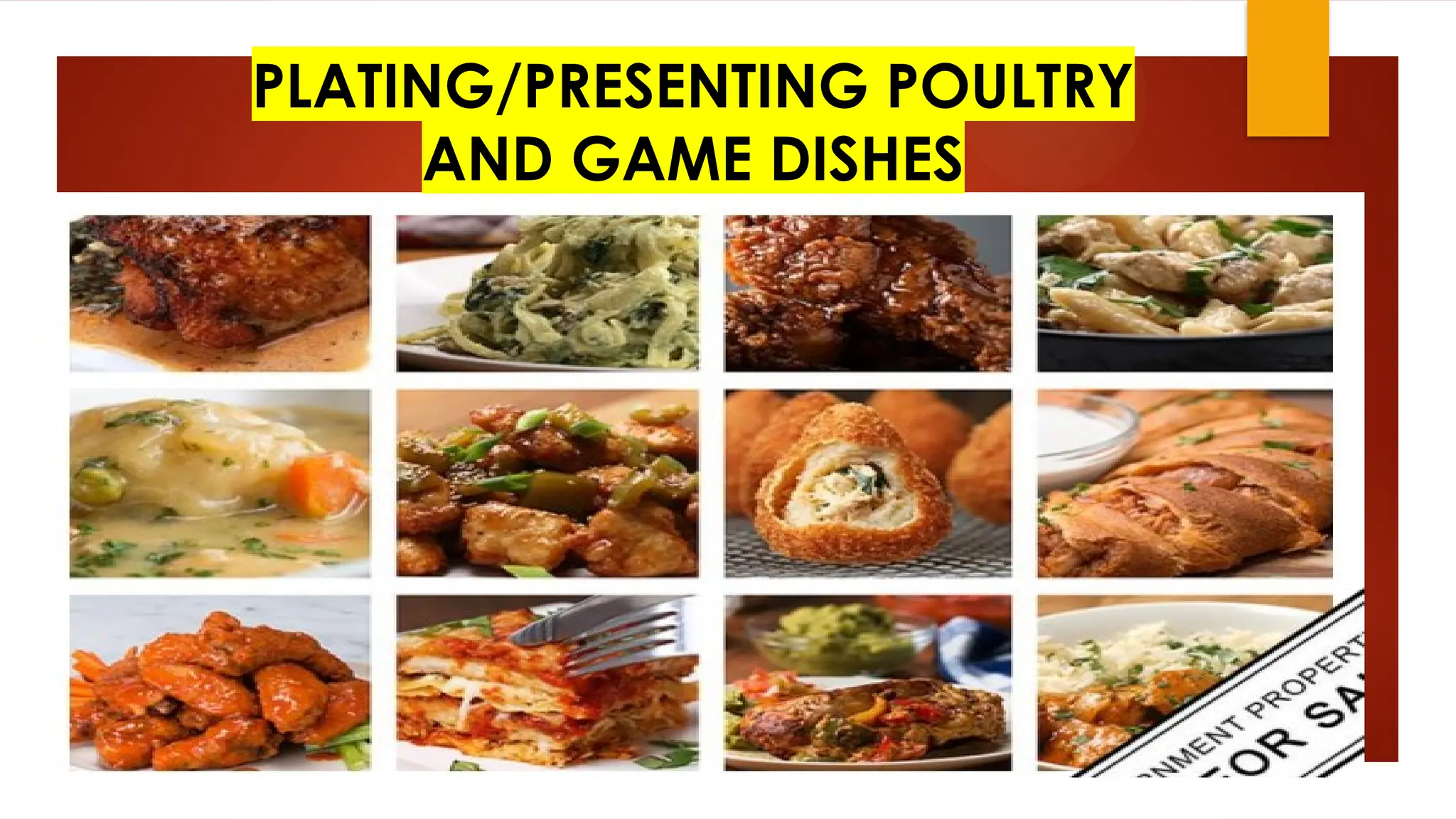 LAS 7.pptx - PLATE & PRESENT POULTRY AND GAMEBIRD DISHES | PPTX