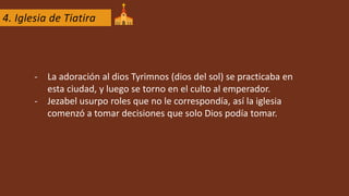 Las 7 iglesias - Tema 3 | PPTX