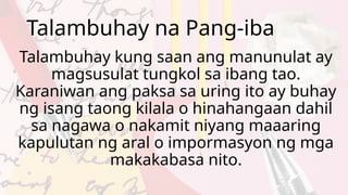 LAS #8 Pagsulat ng Talambuhay - Filipino 4 | PPTX