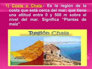 Las 8 regiones naturales | PPT